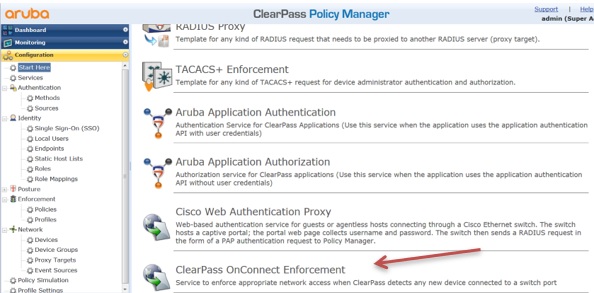 ClearPass OnConnect Configuration – Solutions Tech Lab