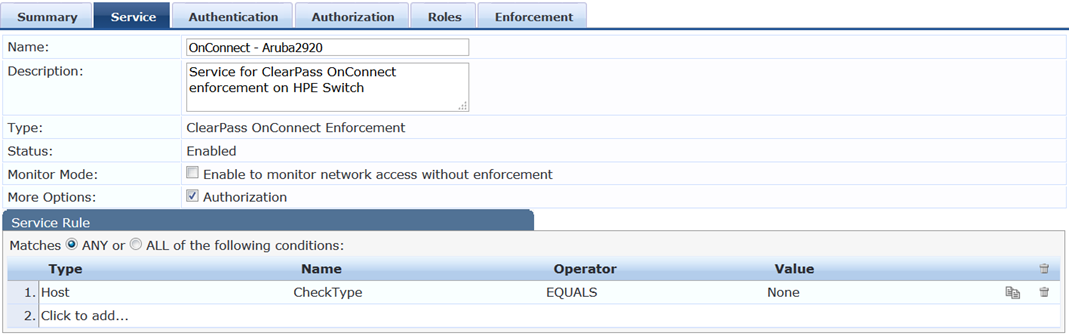 ClearPass OnConnect Configuration – Solutions Tech Lab