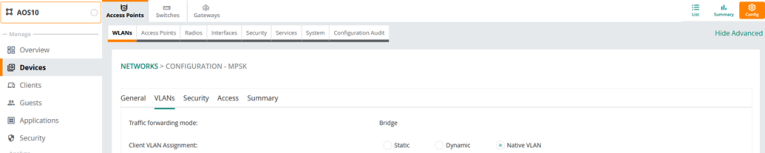 Aruba AOS10 and MPSK – Part1 (MPSK-Local) – Solutions Tech Lab