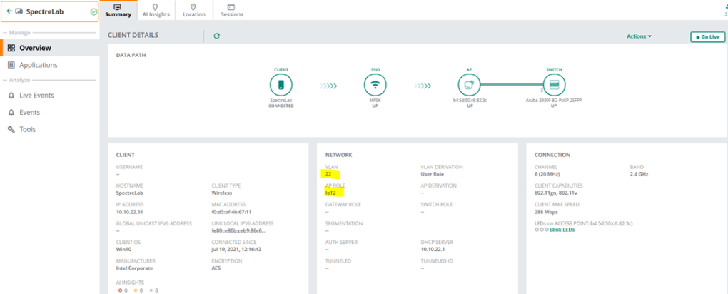 Aruba AOS10 and MPSK – Part1 (MPSK-Local) – Solutions Tech Lab